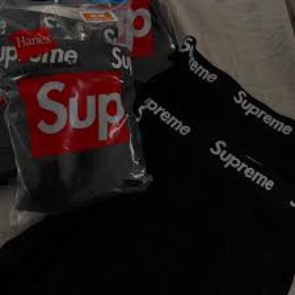 Supreme | Underwear & Socks | Supreme Black Underwear With White Logo ...